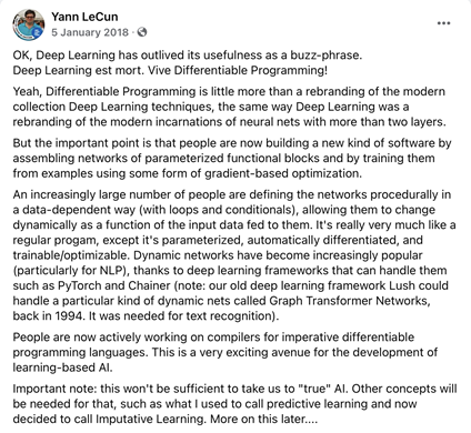 Automatic differentiation, differentiable programming, and Bayes
